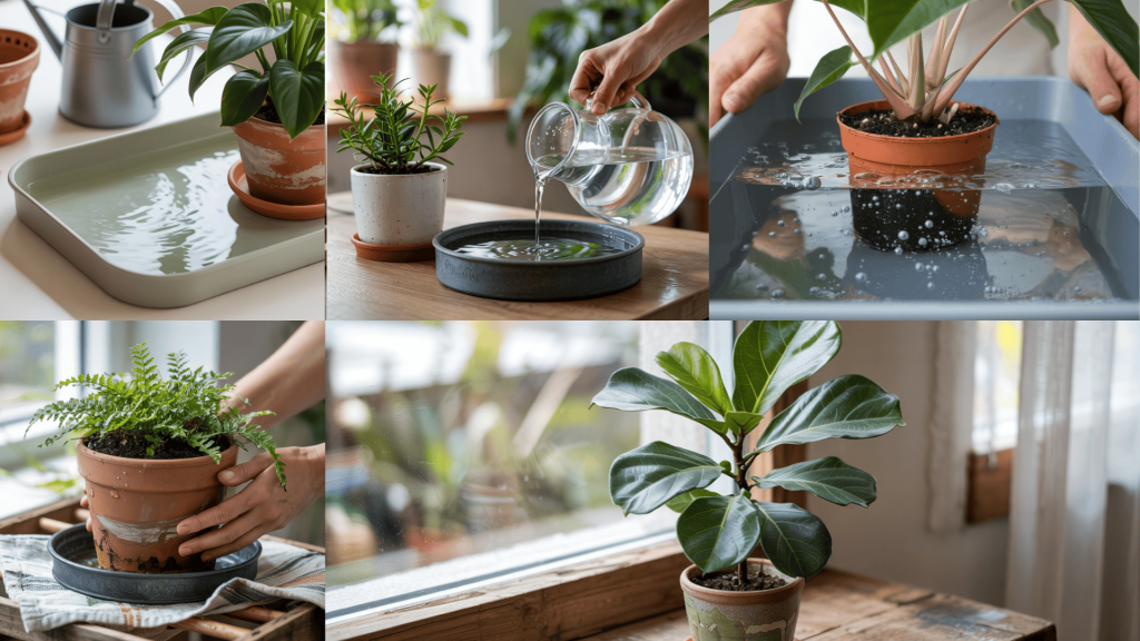Bottom Watering Plants Easy Step by Step Method My Earth Garden bottom-watering-plants-easy-step-by-step-method-my-earth-garden