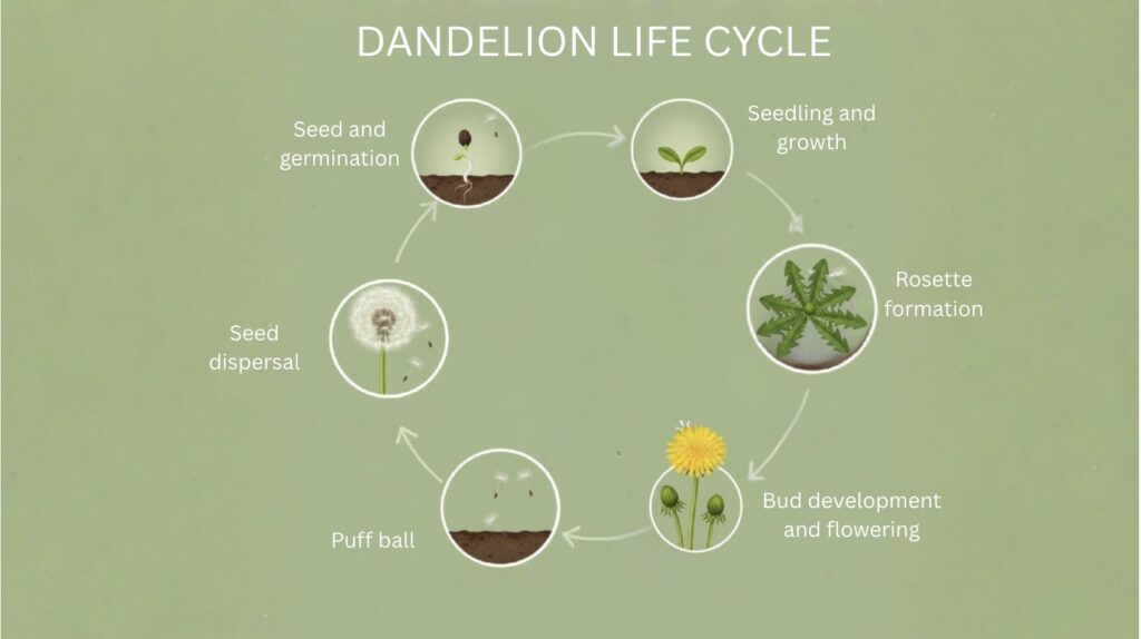 Dandelion Life Cycle: Stages of Growth Explained - My Earth Garden