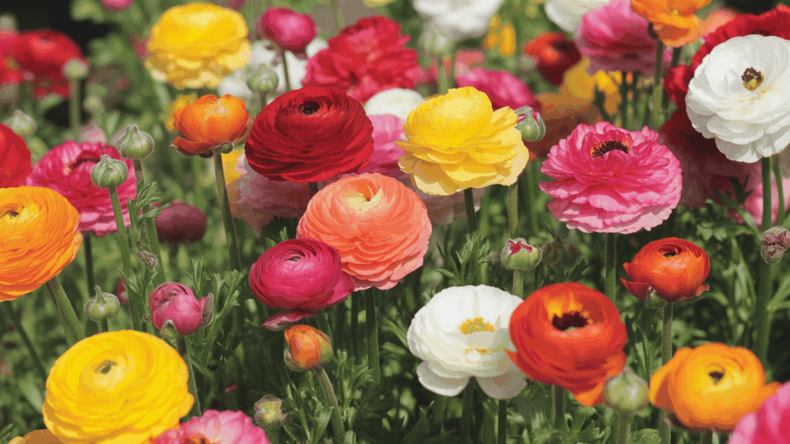 When Ranunculus Bloom: Planting & Care - My Earth Garden